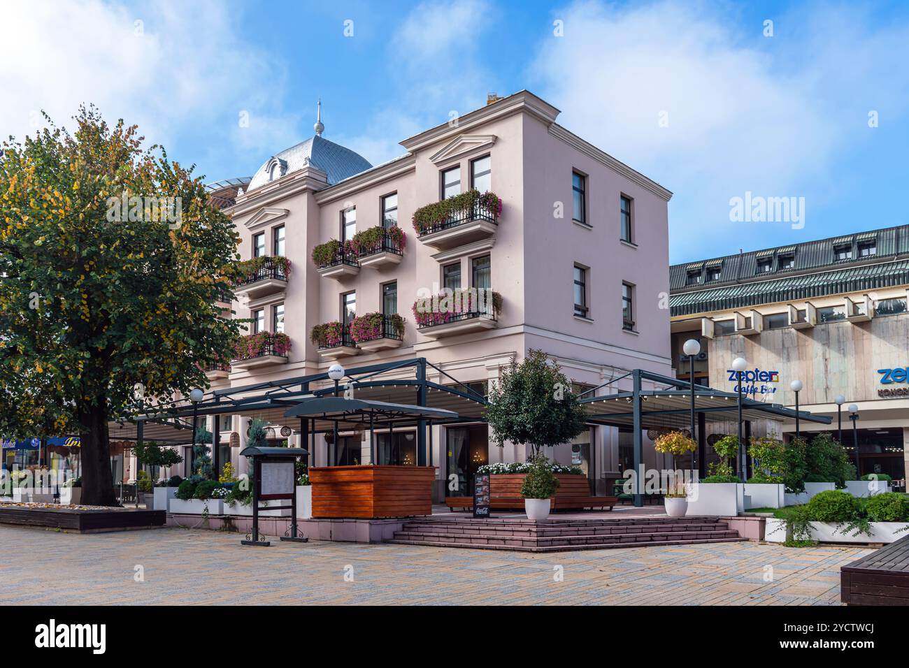 Zepter Hotel, Vrnjacka Banja, Serbia Stock Photo - Alamy