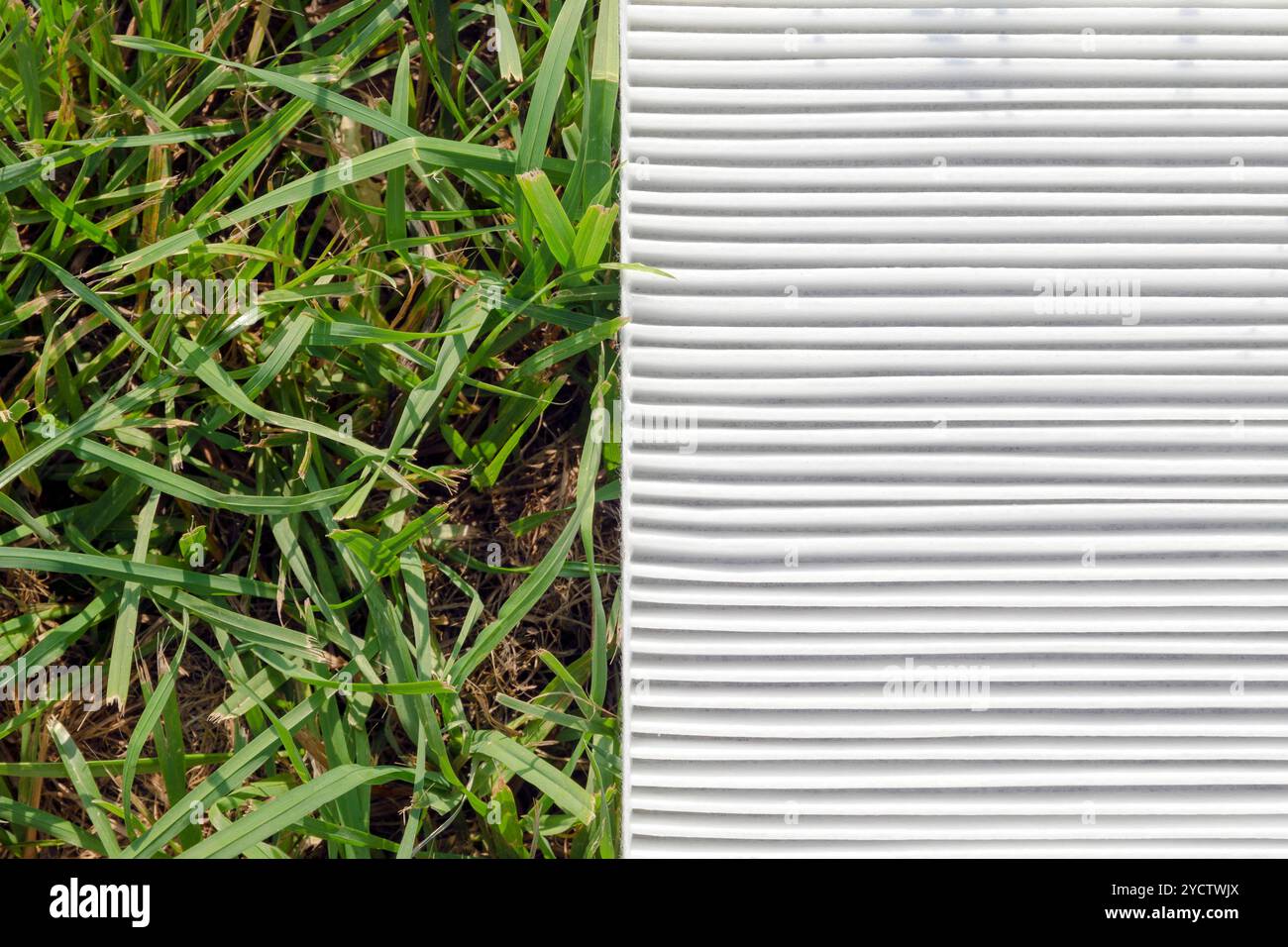 Air filter and grass Stock Photo - Alamy