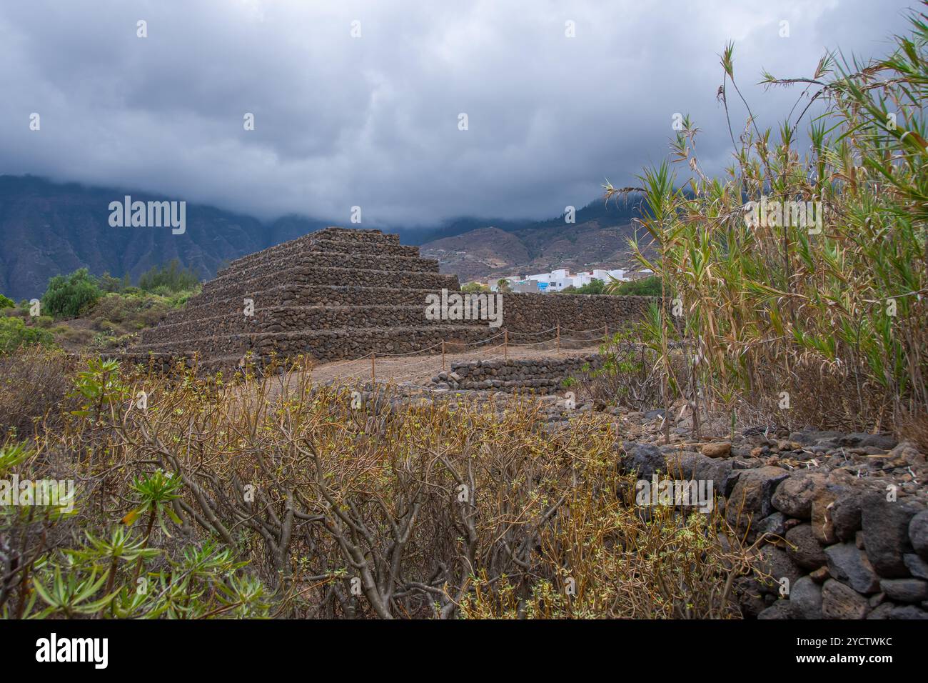 The Pyramids of Güimar on the Canary Island of Tenerife Stock Photo - Alamy