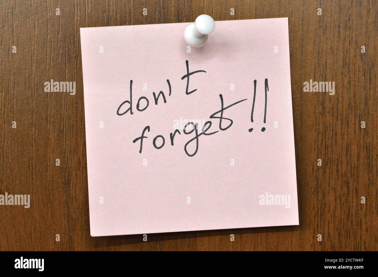 Dont forget note hi-res stock photography and images - Alamy