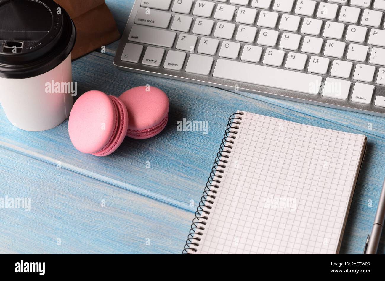 Remote work space Stock Photo - Alamy