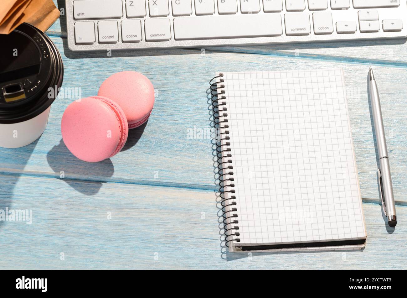 Remote work space Stock Photo - Alamy