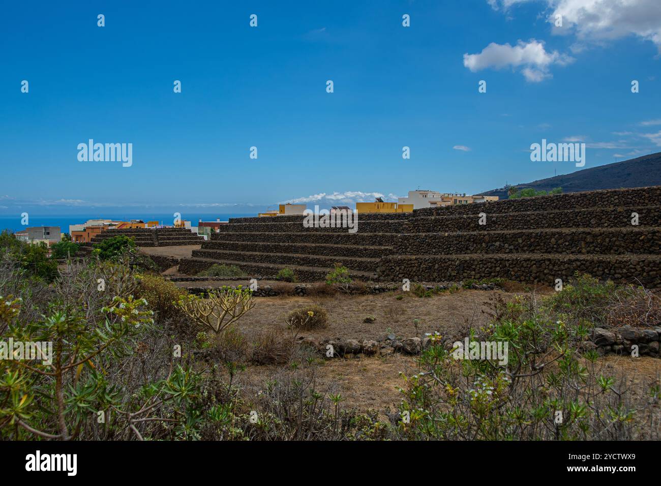 The Pyramids of Güimar on the Canary Island of Tenerife Stock Photo - Alamy