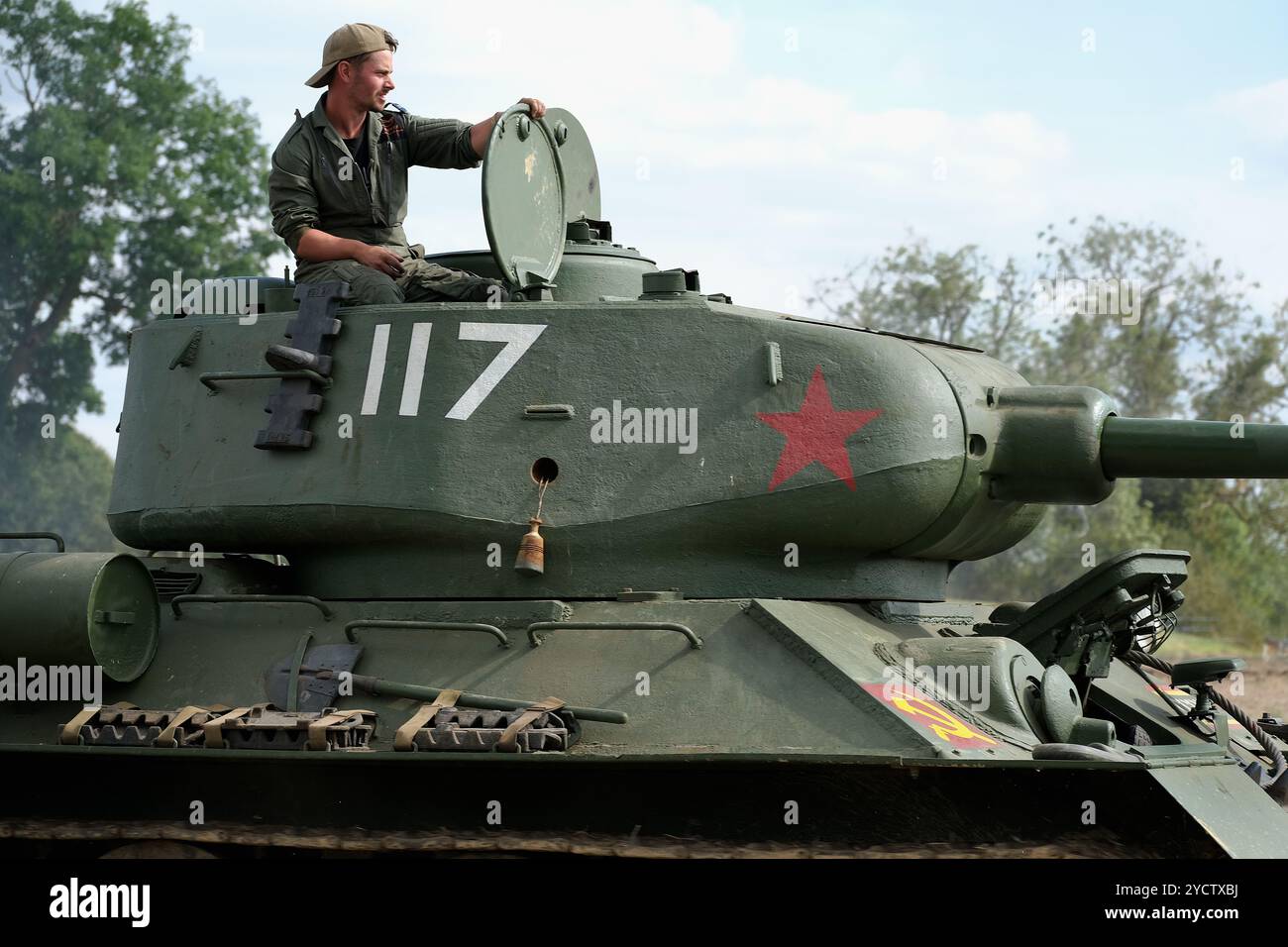 The T-34 is a Soviet medium tank from World War II. When introduced ...