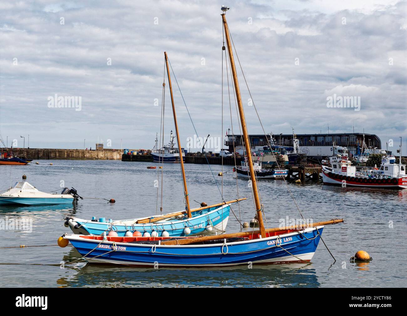 Yorkshire coble boat hi-res stock photography and images - Alamy