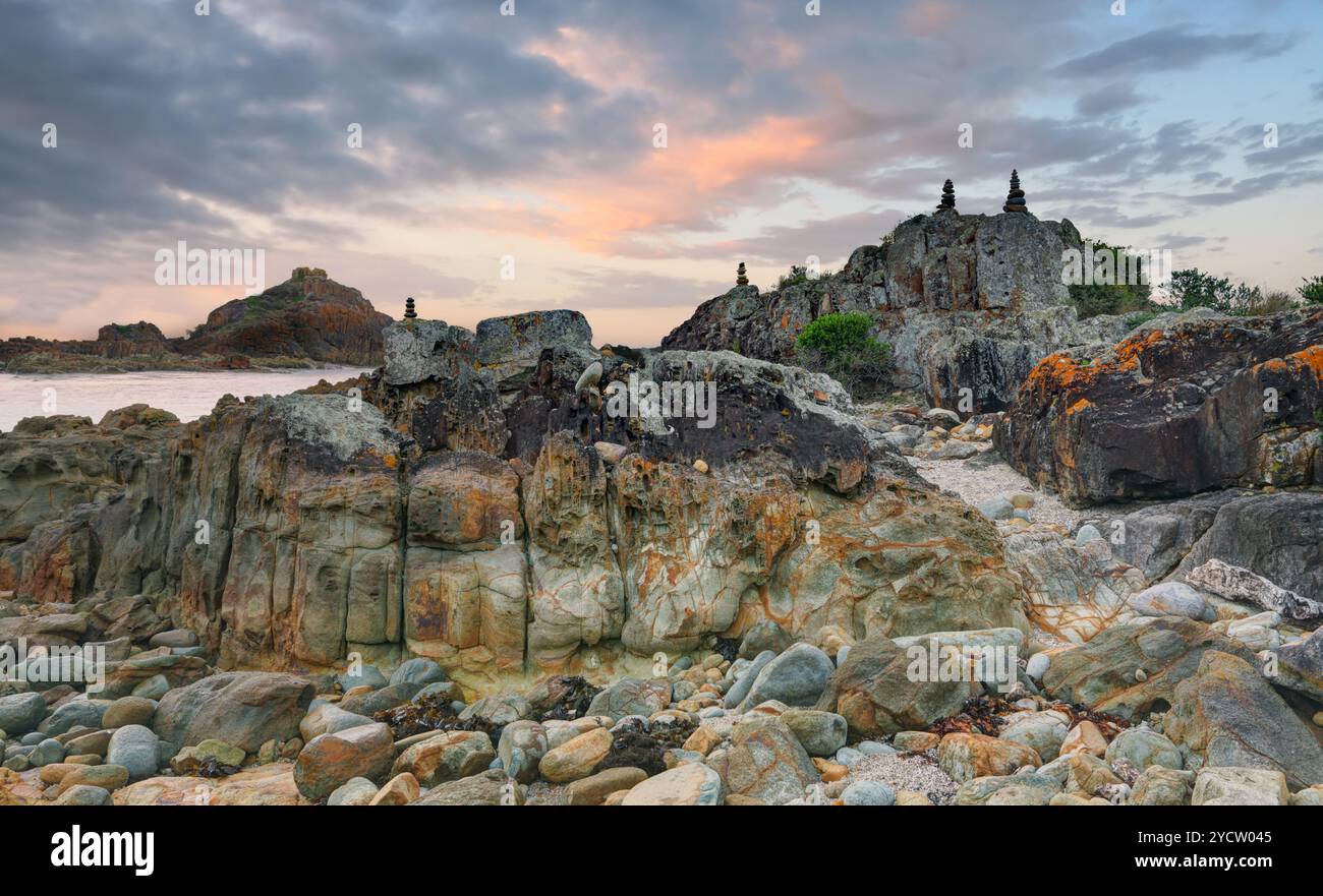 The rocky escarpment of Mimosa Rocks is varied and includes a mixture ...