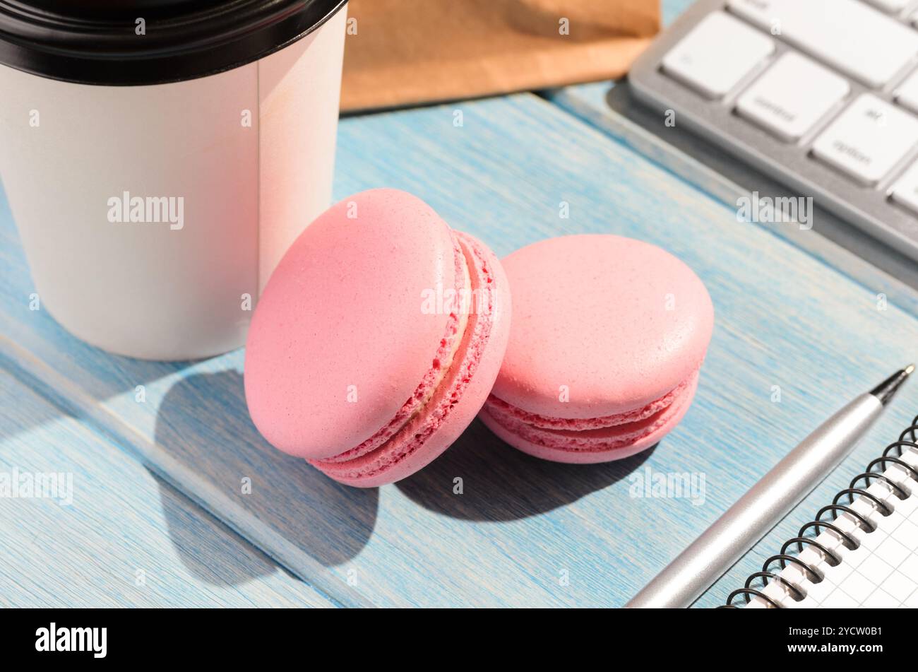 Remote work space Stock Photo - Alamy