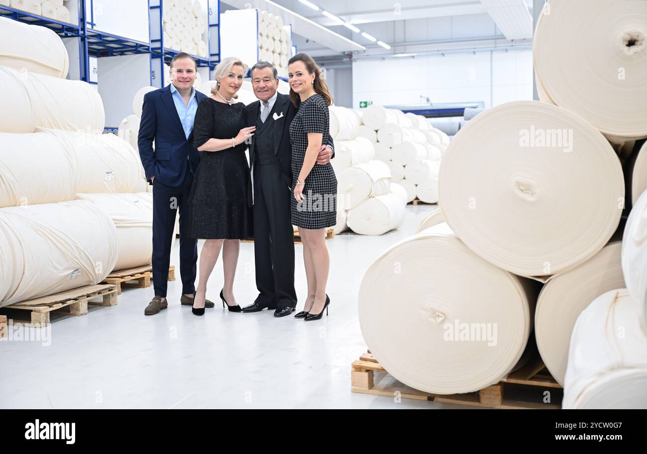 Burladingen, Germany. 22nd Oct, 2024. The Grupp family of textile ...