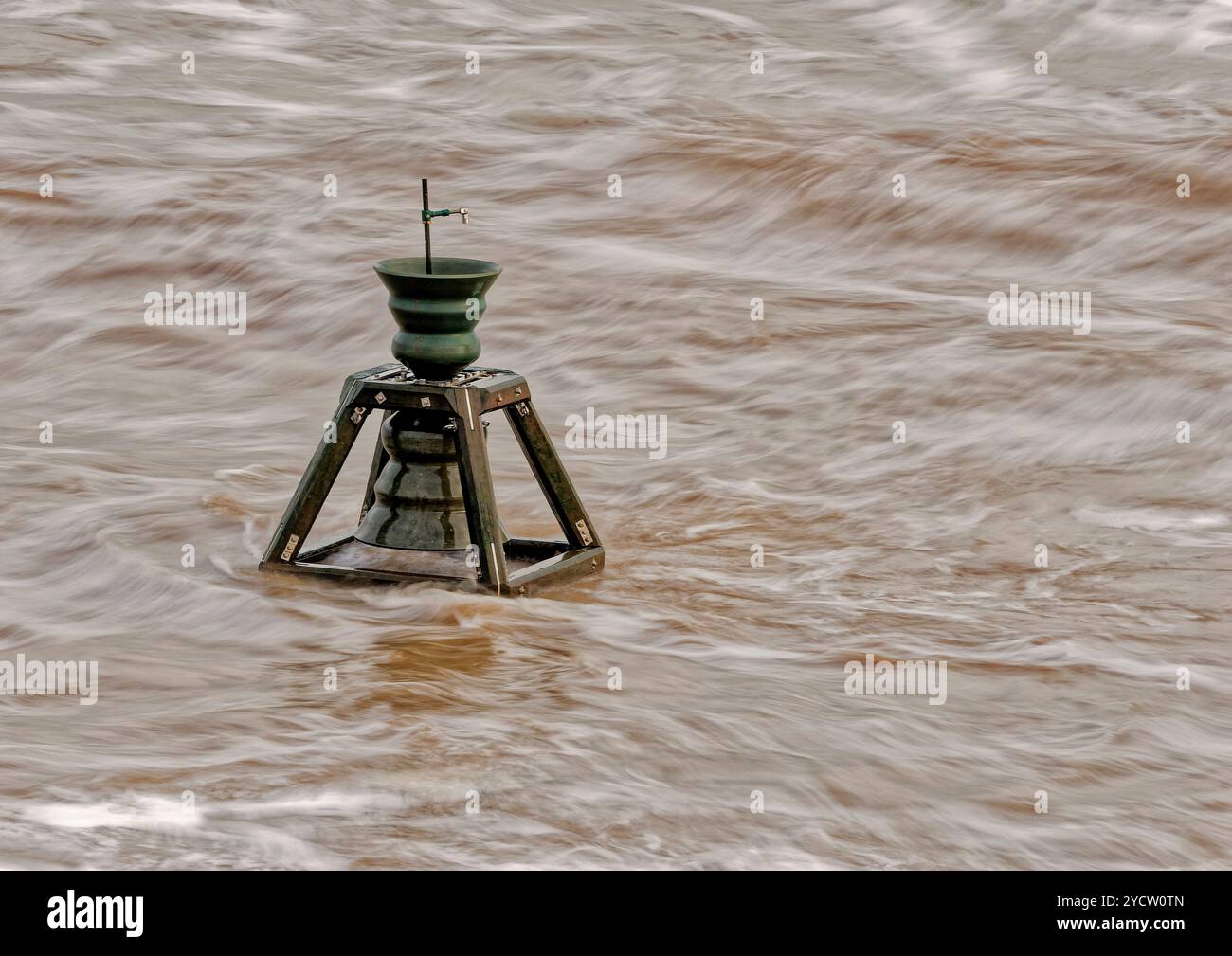 The Spirit of Haisbro' tide bell, here surrounded by the sea, is an art ...