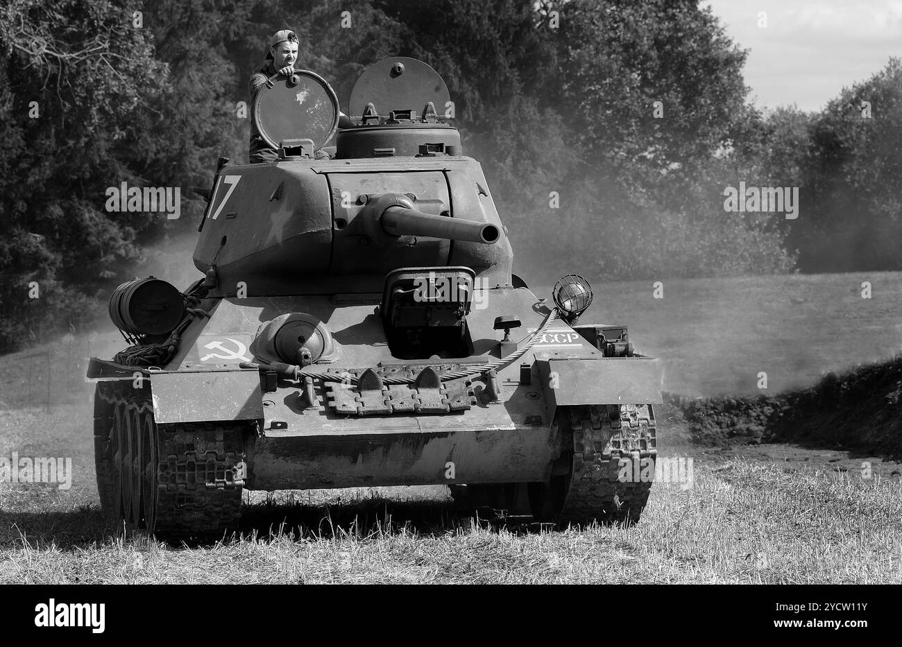 The T-34 is a Soviet medium tank from World War II. When introduced ...