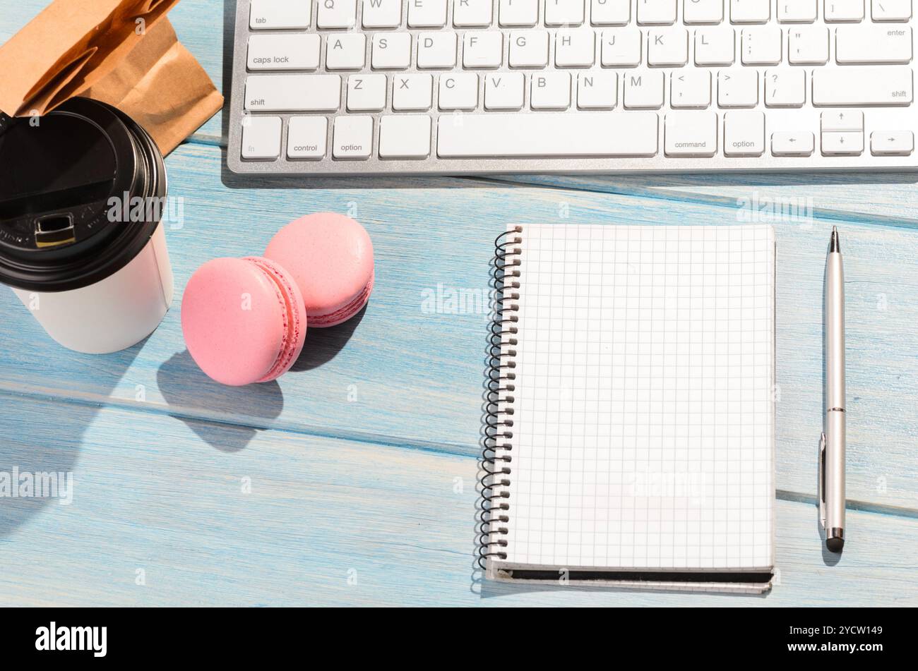 Remote work space Stock Photo - Alamy