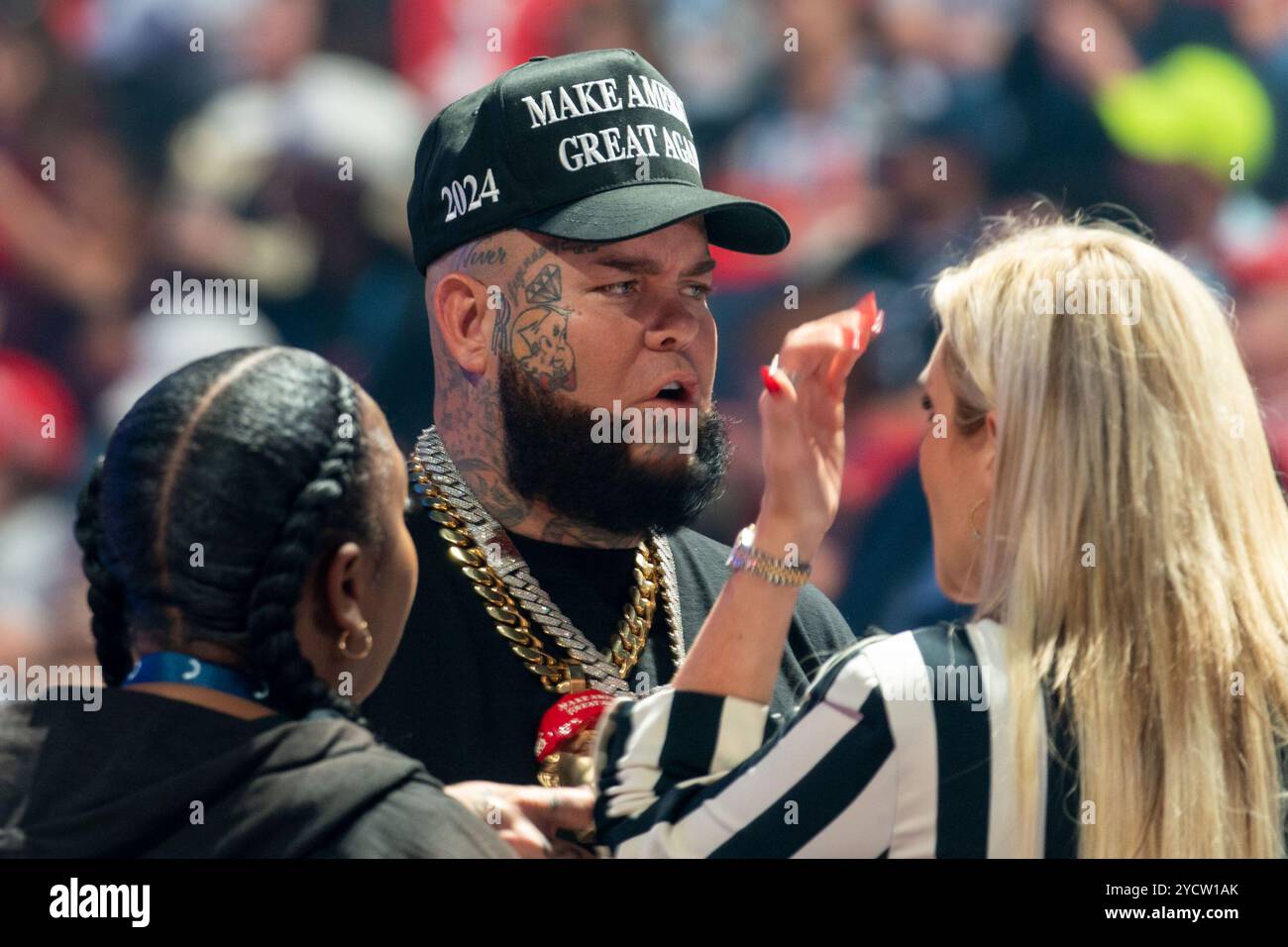 Donald Trump election rally at the Gas South Arena in Duluth, Georgia ...