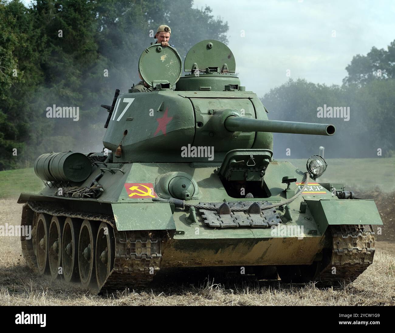 The T-34 is a Soviet medium tank from World War II. When introduced ...