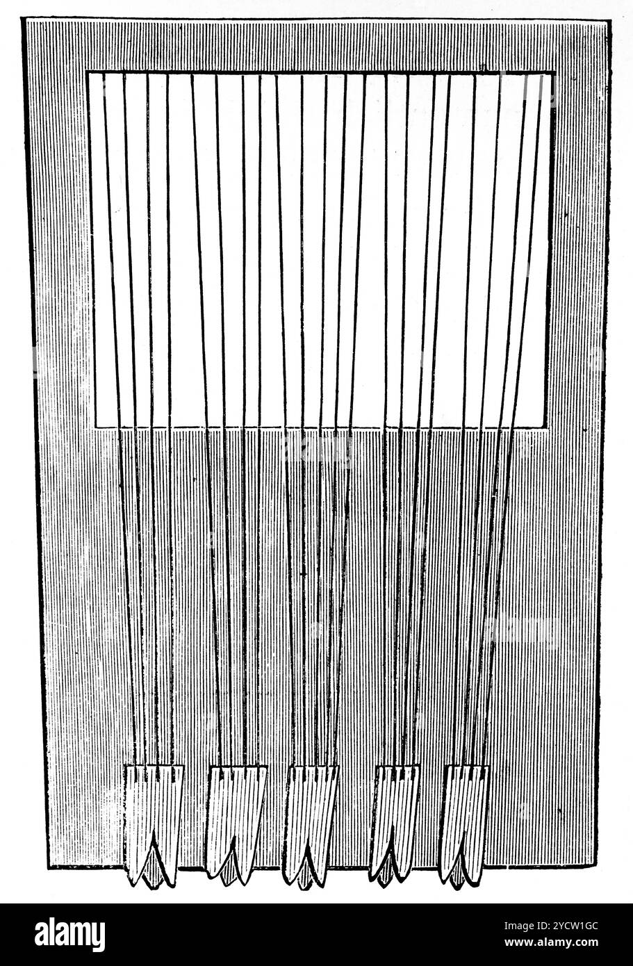 Harp for accompanying a several part chorus, twenty strings for five ...