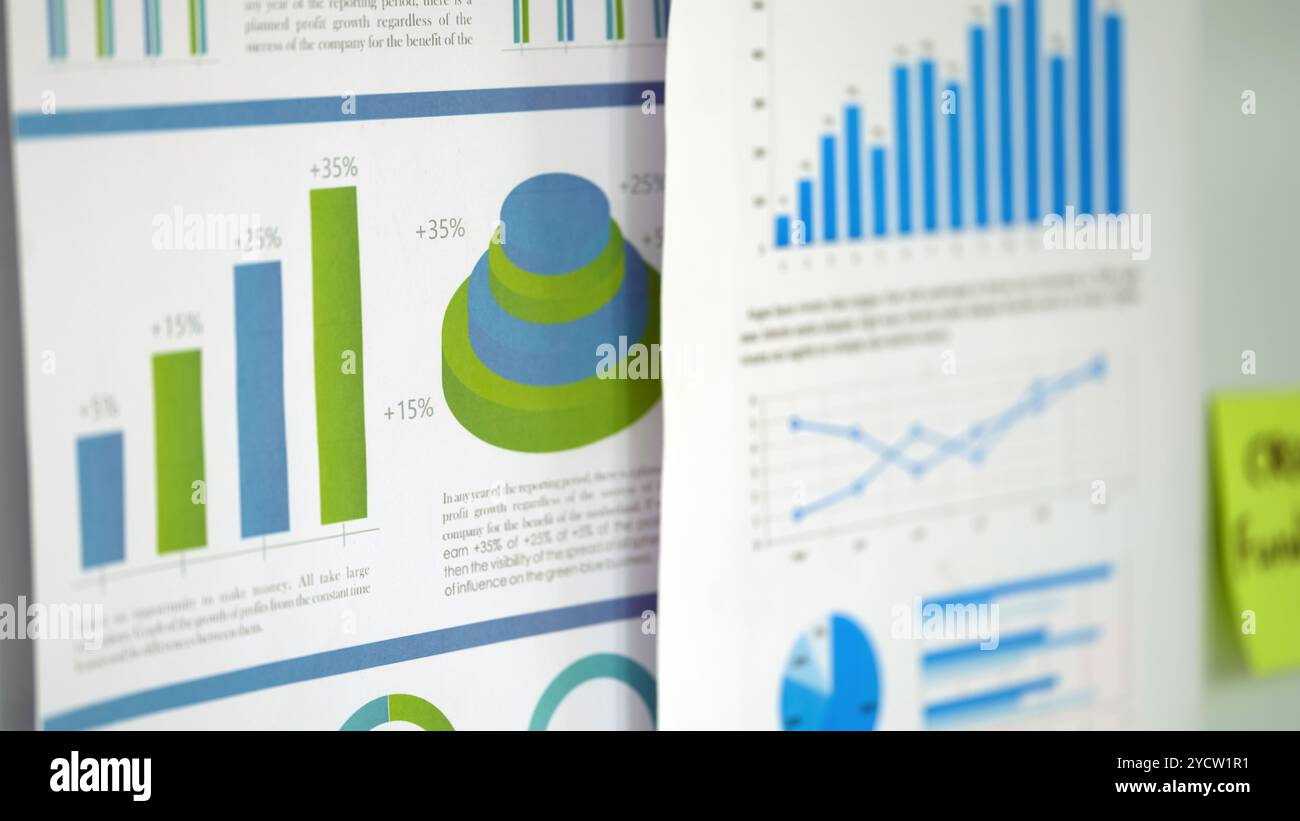 Vibrant and Colorful Graphs and Charts that Effectively Display Data ...