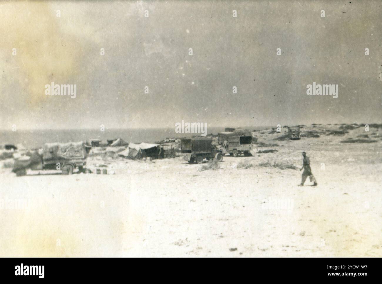 WW2 - WWII, second world war, Afrika Korps german soldiers, near Derna ...