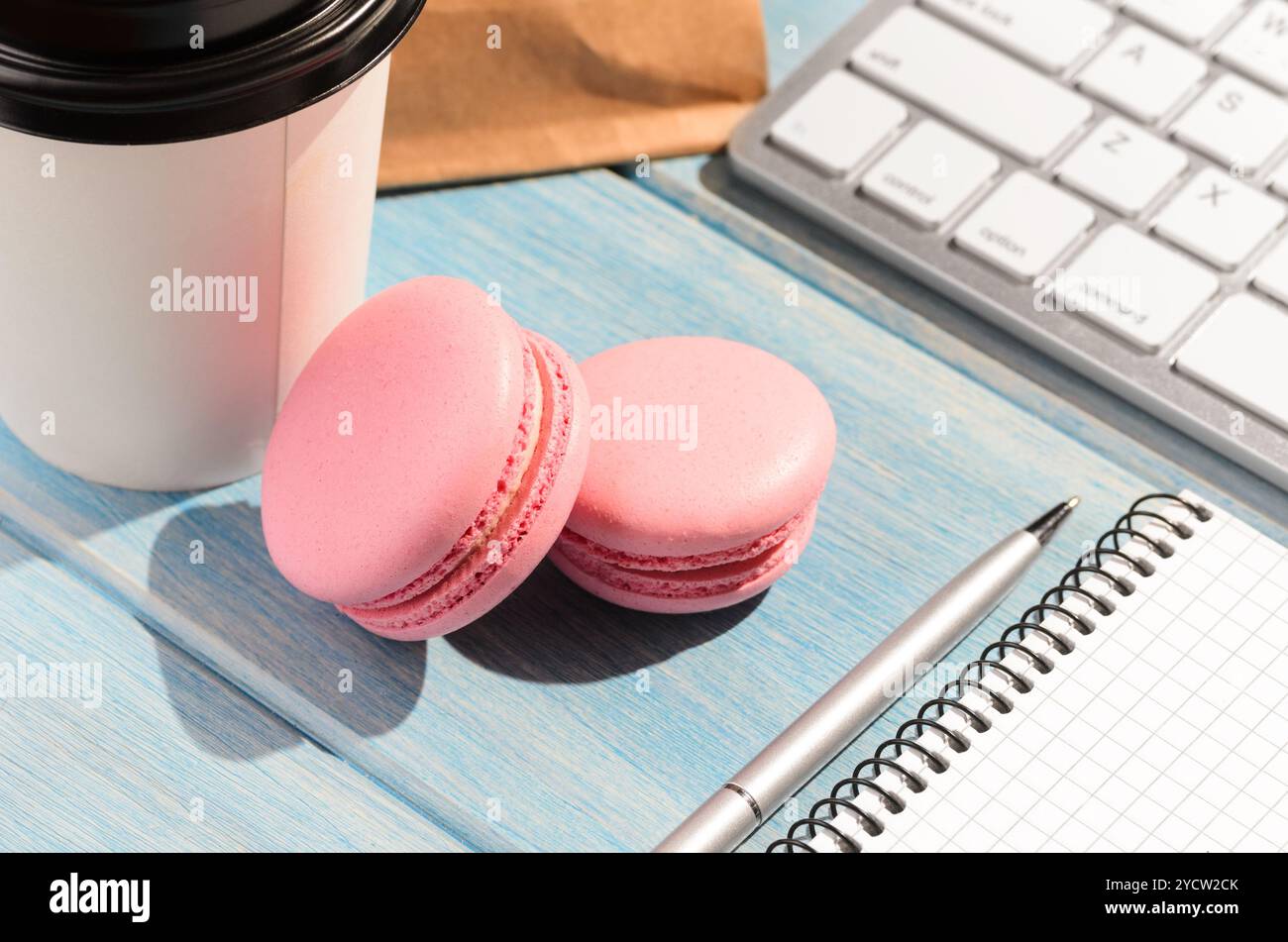 Remote work space Stock Photo - Alamy