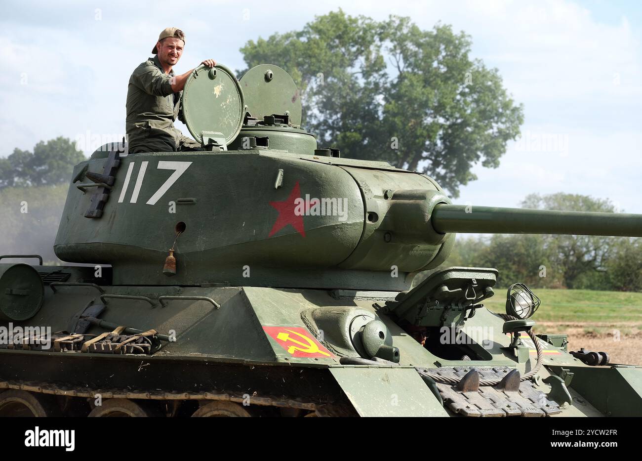 The T-34 is a Soviet medium tank from World War II. When introduced ...