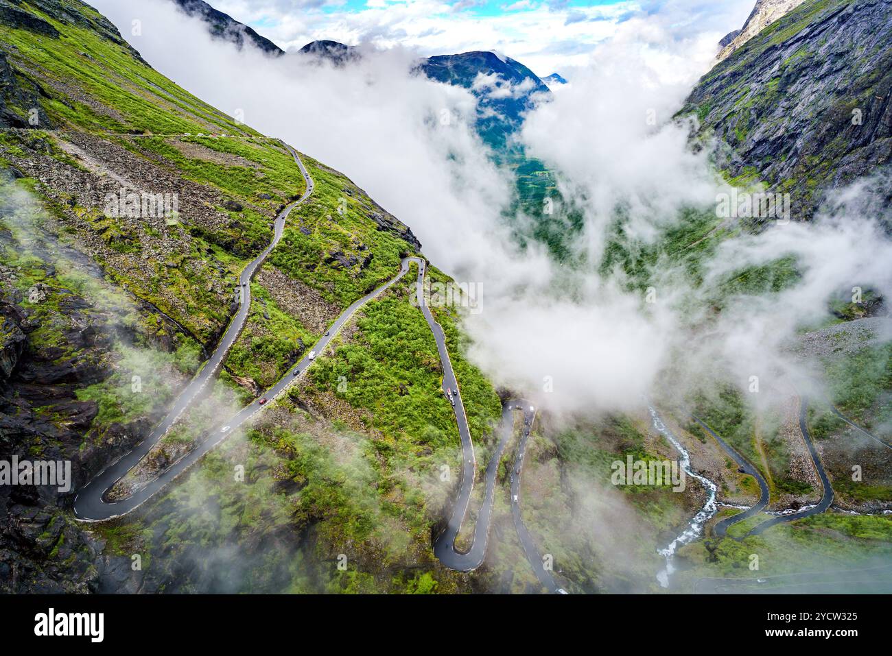 Trolls path trollstigen trollstigveien hi-res stock photography and ...
