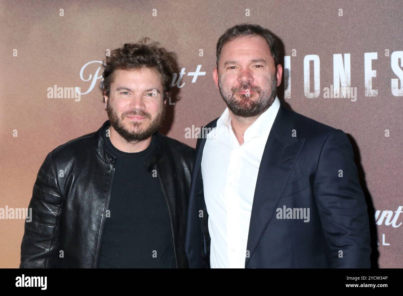 Los Angeles, USA. 23, October, 2024. Pictured left to right, Emile ...