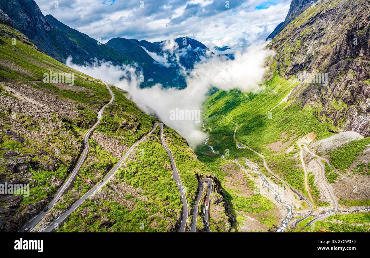 Trolls path trollstigen trollstigveien hi-res stock photography and ...