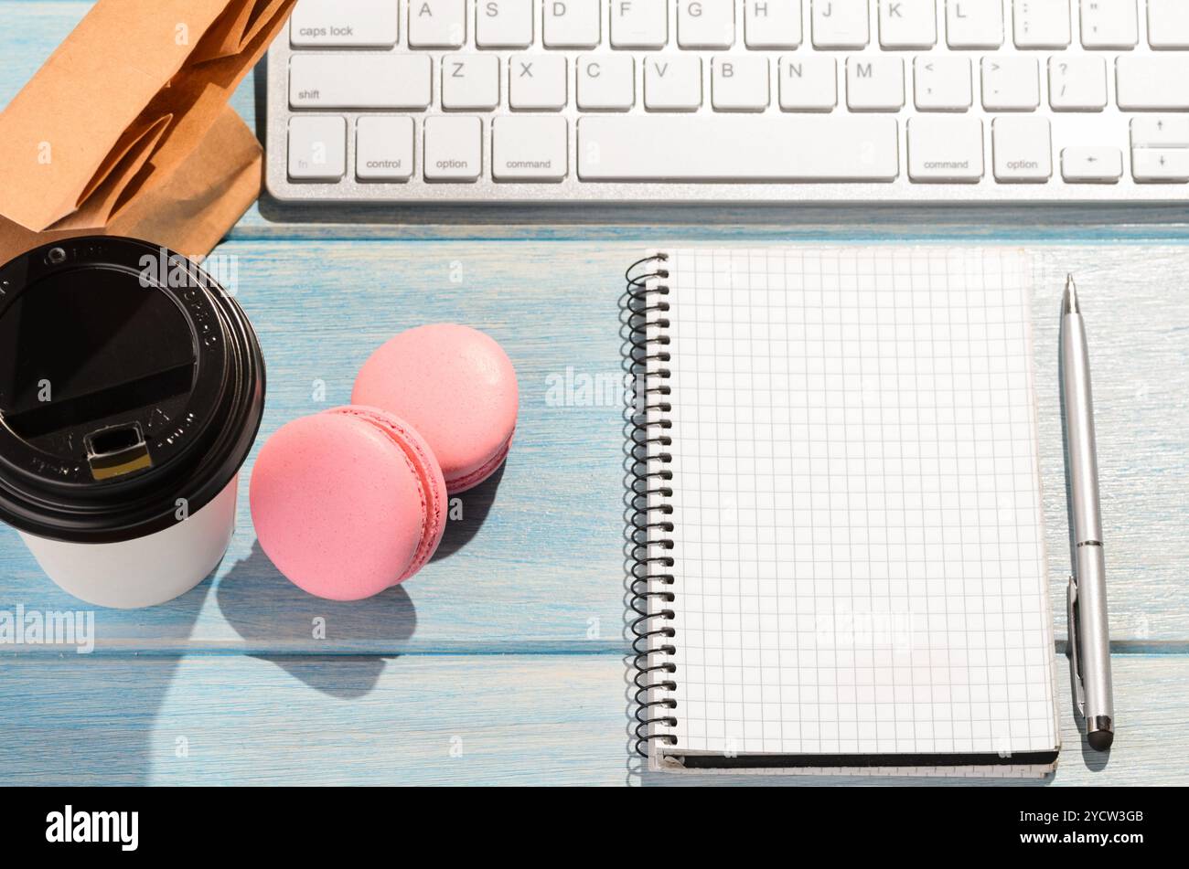 Remote work space Stock Photo - Alamy