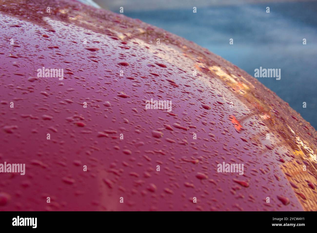 Red car bonnet hi-res stock photography and images - Alamy