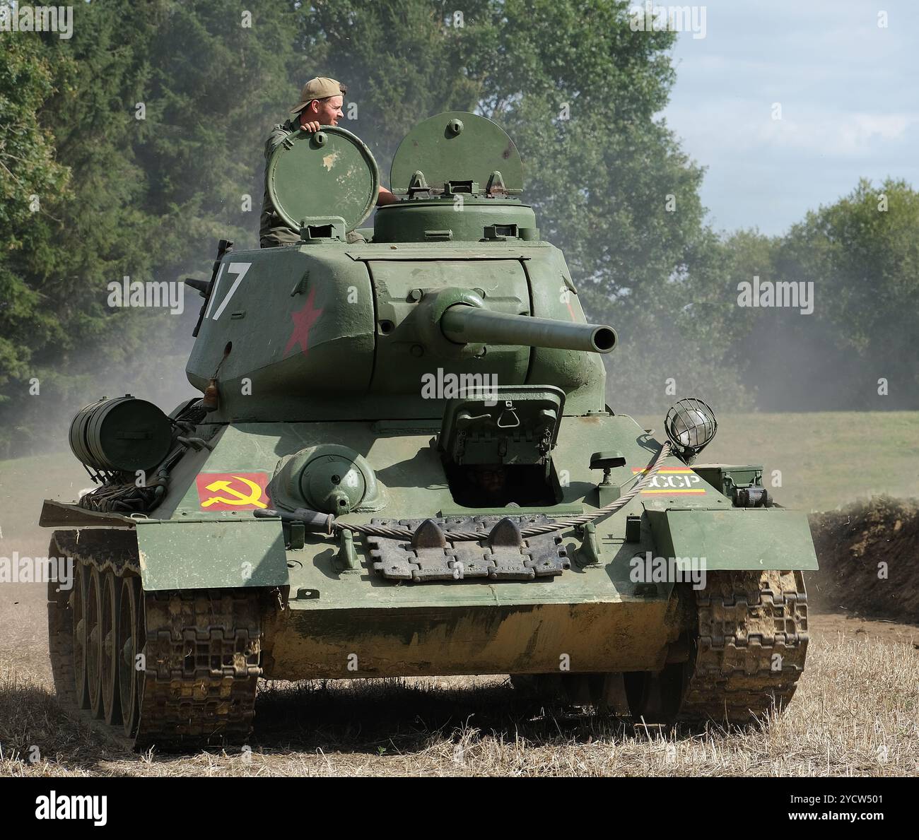 The T-34 is a Soviet medium tank from World War II. When introduced ...