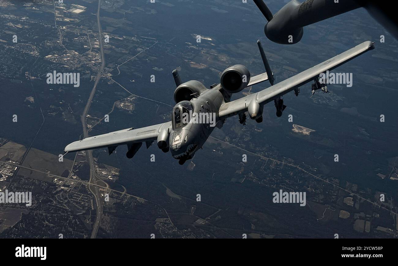 A U.S. Air Force A-10 Thunderbolt II assigned to the 23rd Fighter Group ...