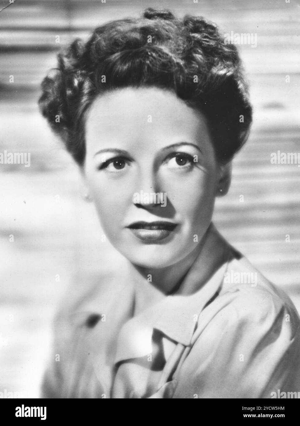 Phyllis Calvert - English stage and film actress and radio star of the 1940s Stock Photo - Alamy