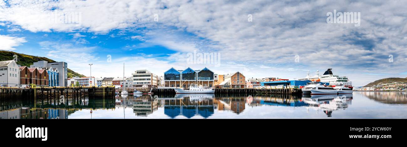 Hammerfest City, Finnmark, Norway Stock Photo - Alamy