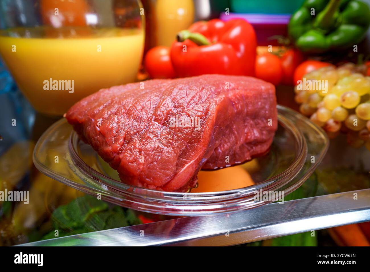 Meat shelf hi-res stock photography and images - Alamy