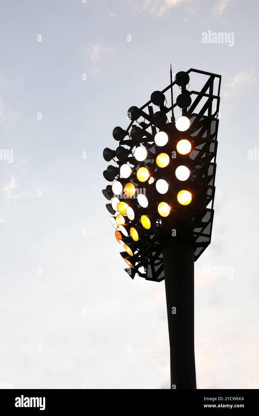 Baseball field lighting Stock Photo - Alamy