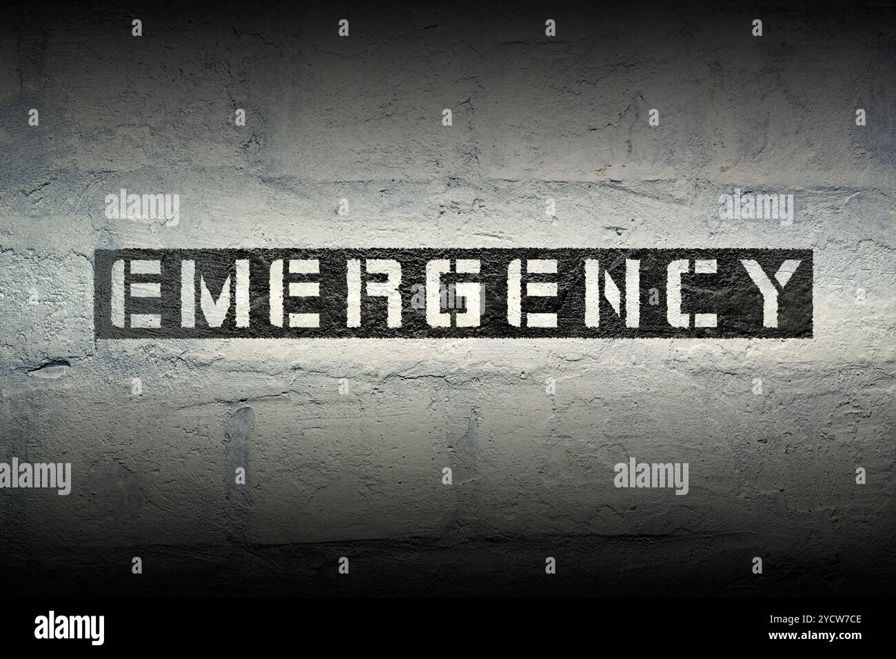Emergency WORD GR Stock Photo - Alamy