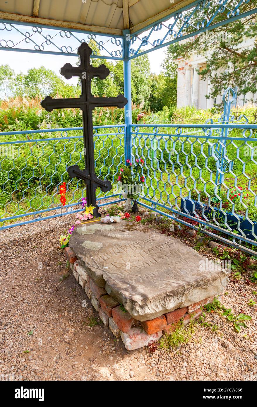 Tombstone presumably of Marfa Boretskaya, also known as Martha the ...