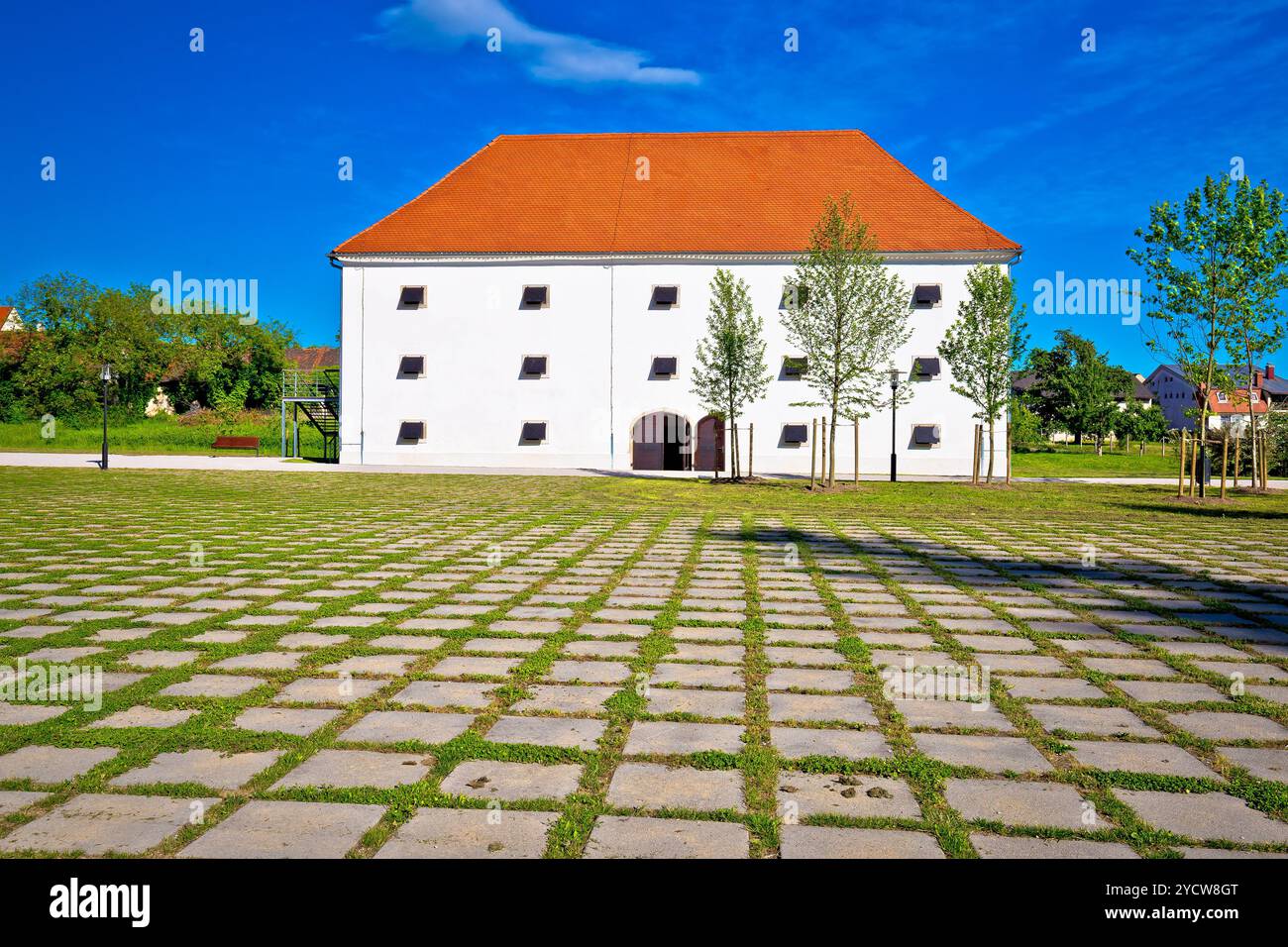 Town of Jastrebarsko park and landmarks view Stock Photo - Alamy