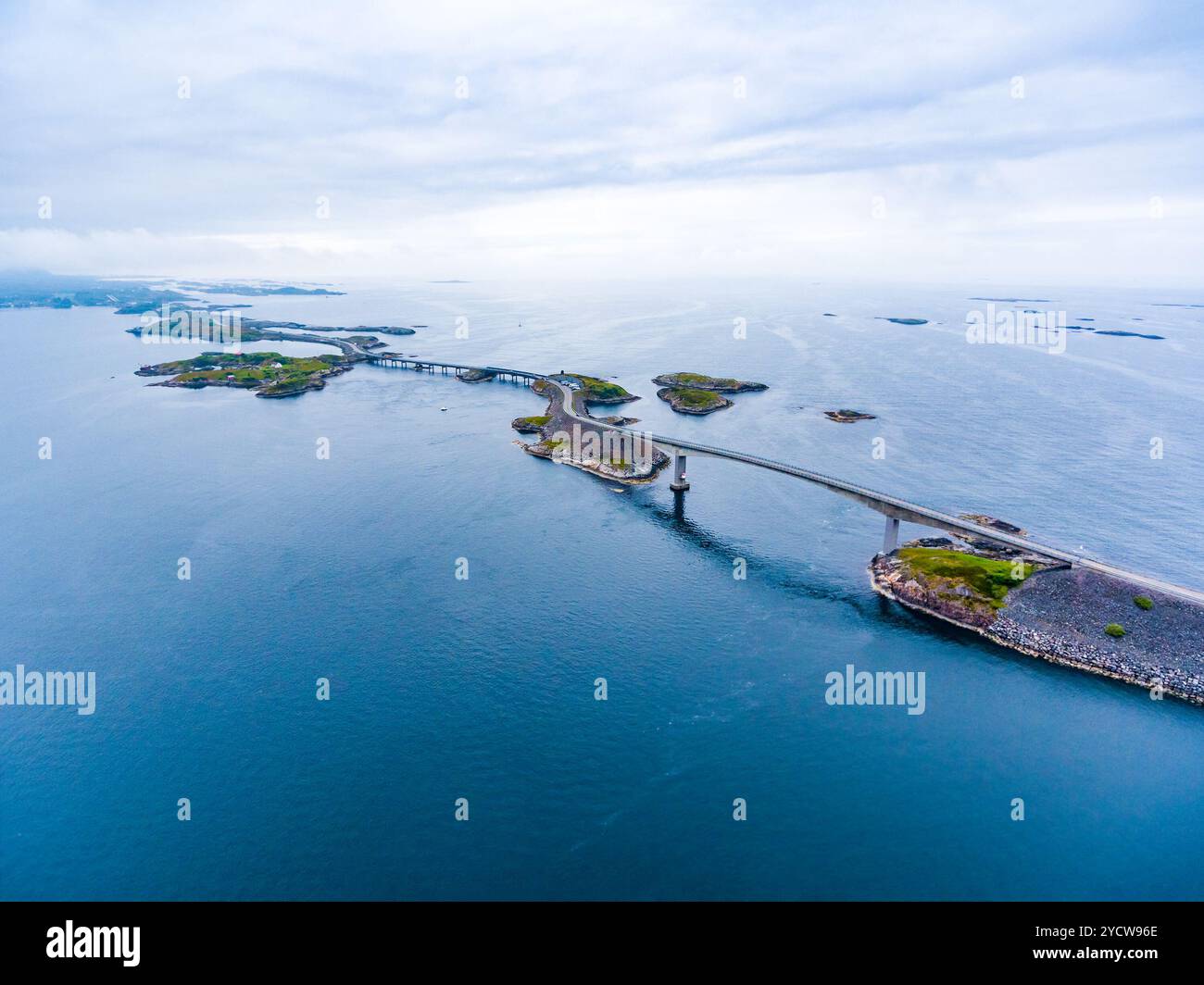 Atlantic Ocean Road aerial photography Stock Photo - Alamy