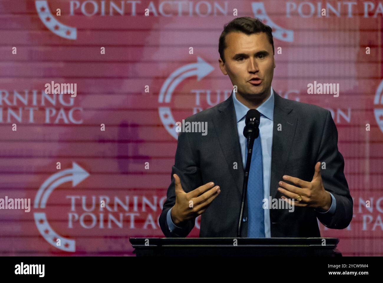 Charlie kirk trump hi-res stock photography and images - Alamy