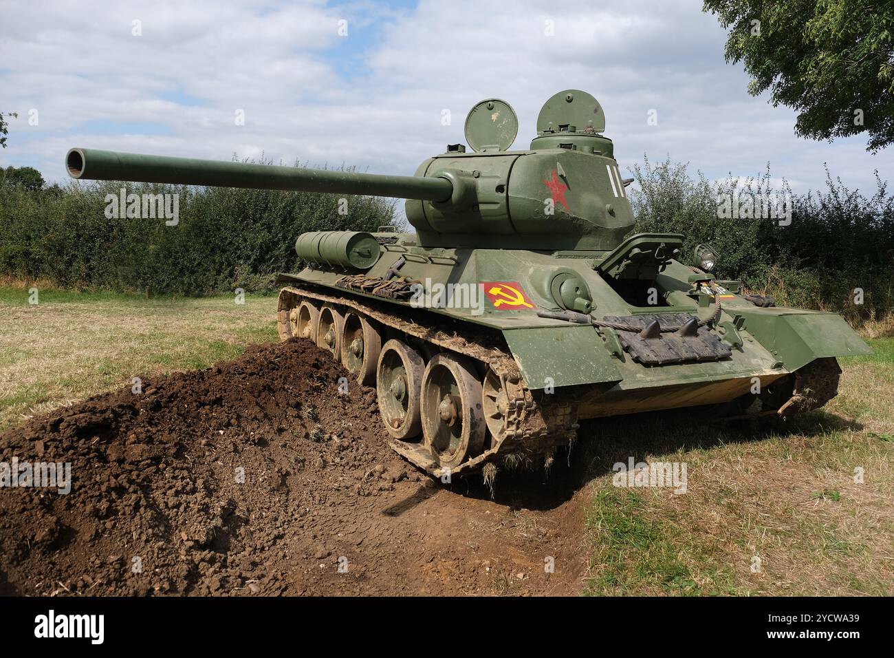 The T-34 is a Soviet medium tank from World War II. When introduced ...