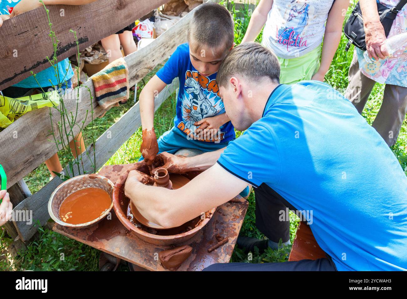 Art teacher student sculptor hi-res stock photography and images - Alamy