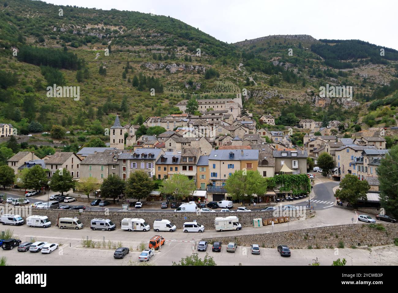 Sainte-Enimie, Gorges du Tarn in France - September 03 2024: view over ...