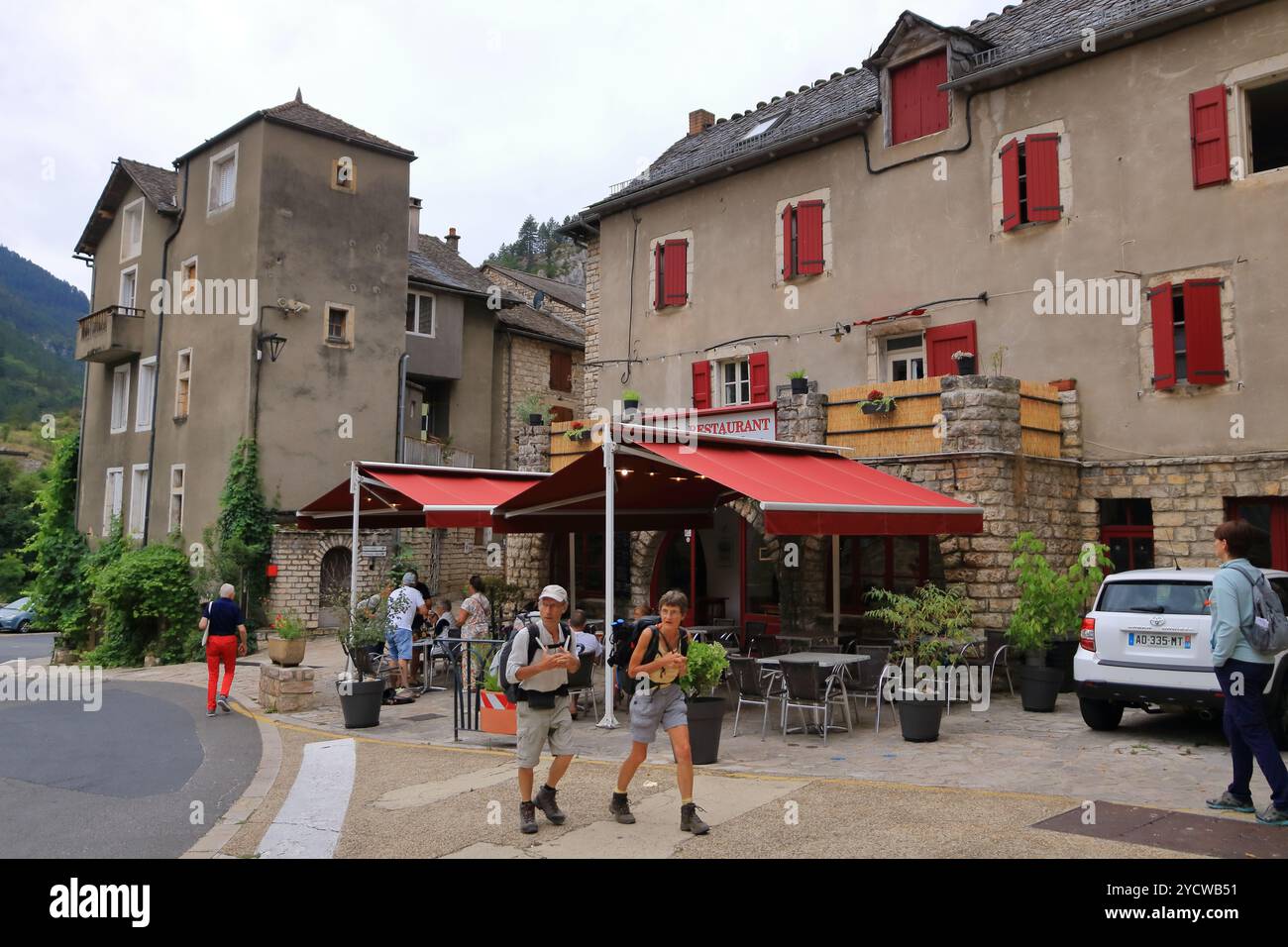 Sainte-Enimie, Gorges du Tarn in France - September 03 2024: people ...