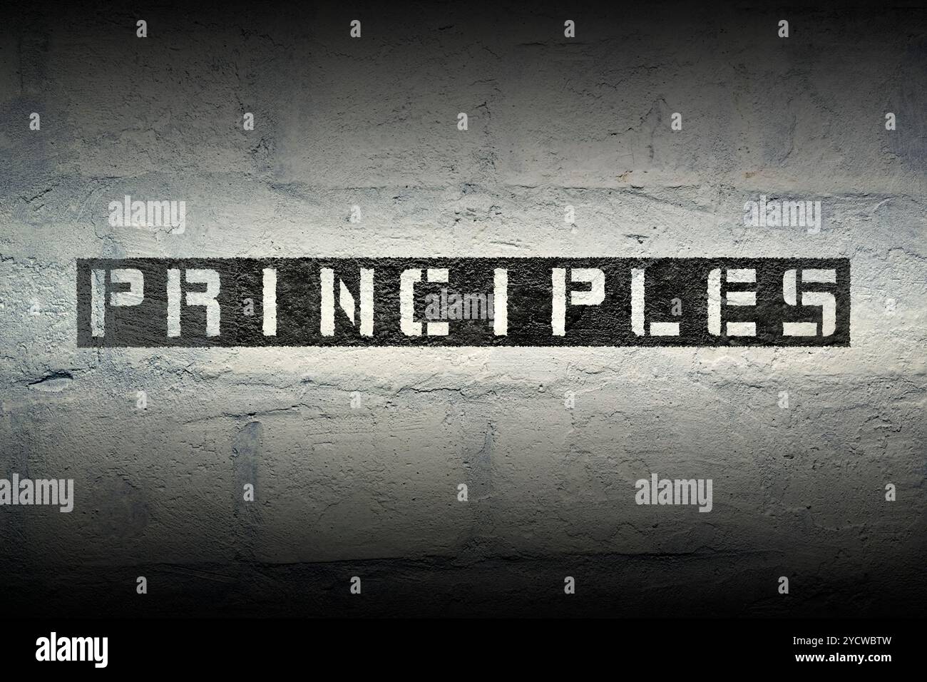 Principles WORD GR Stock Photo - Alamy