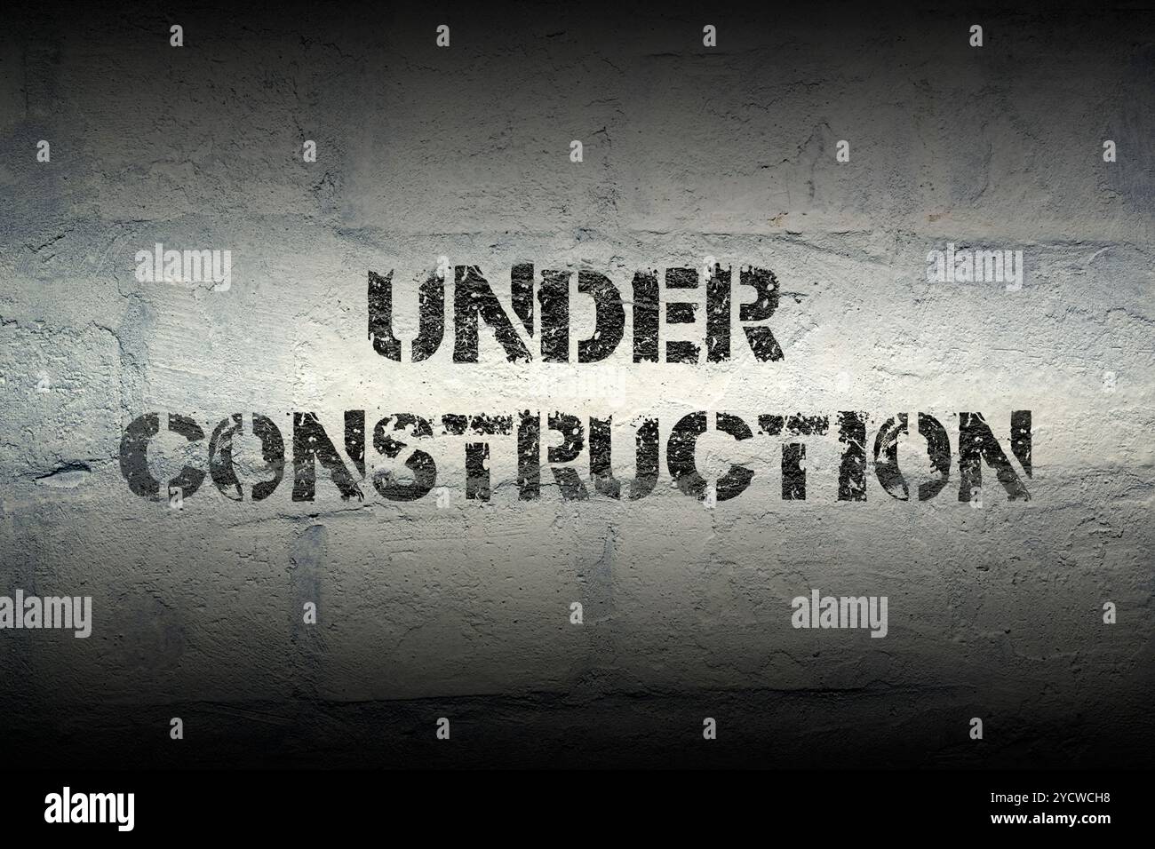 Under construction GR Stock Photo - Alamy