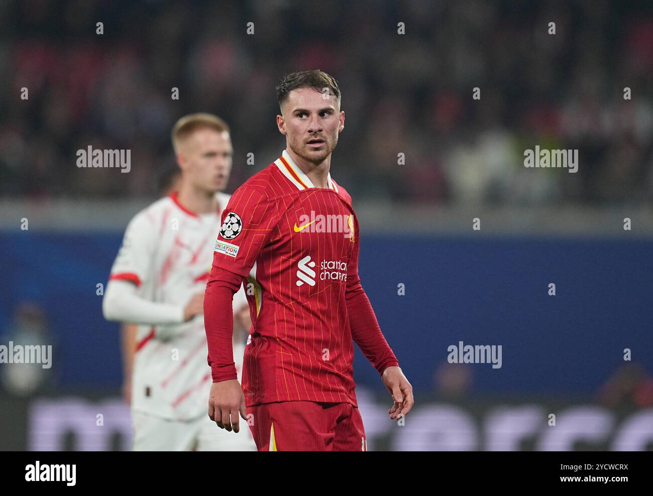 Leipzig, Germany. 23 October, 2024. Alexis Mac Allister of Liverpool ...