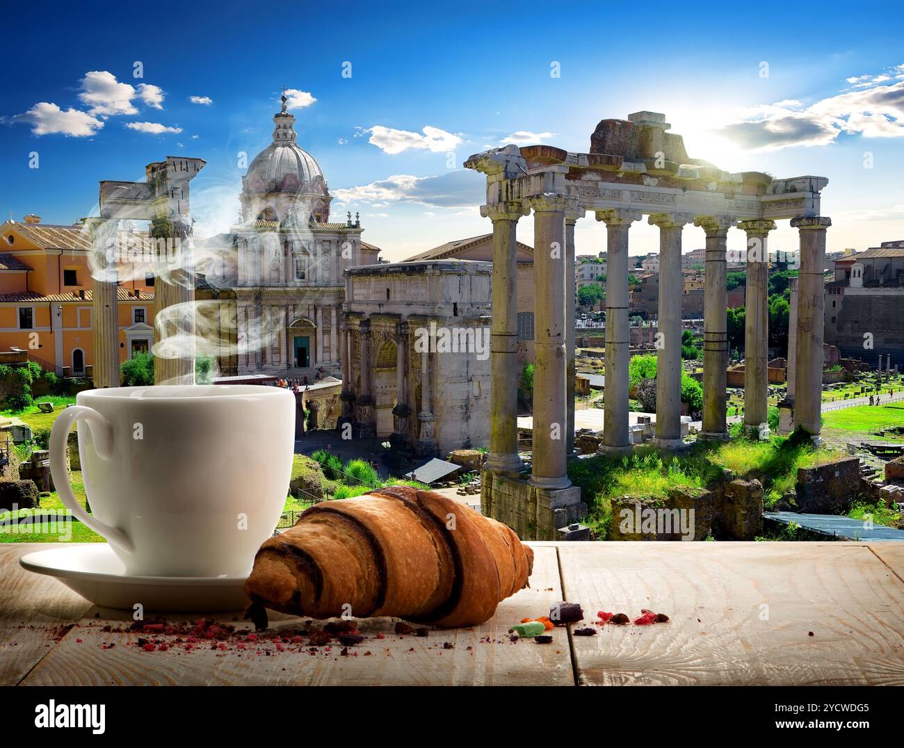 Coffee break in roman hi-res stock photography and images - Alamy