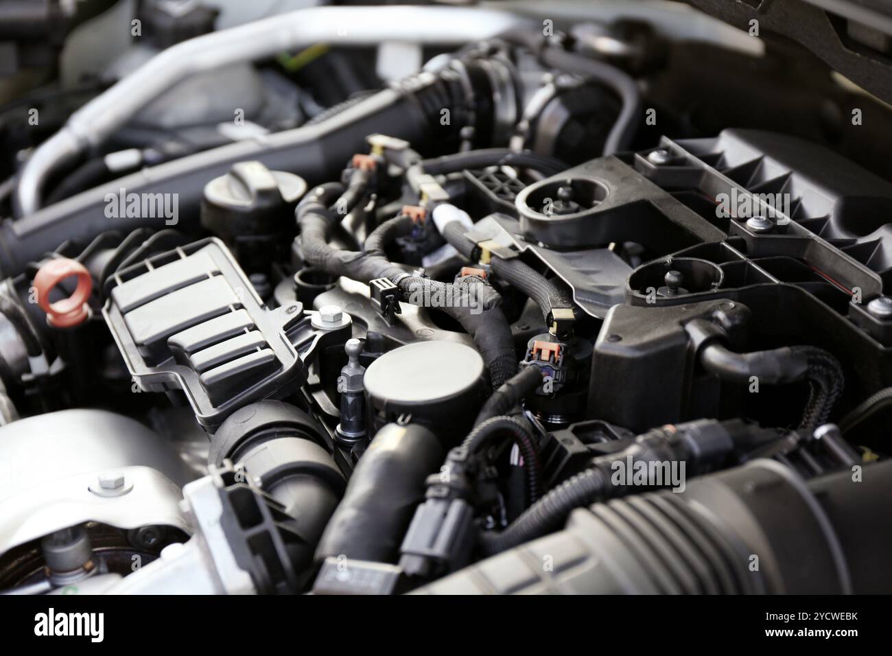 Engine compartment modern car hi-res stock photography and images - Alamy