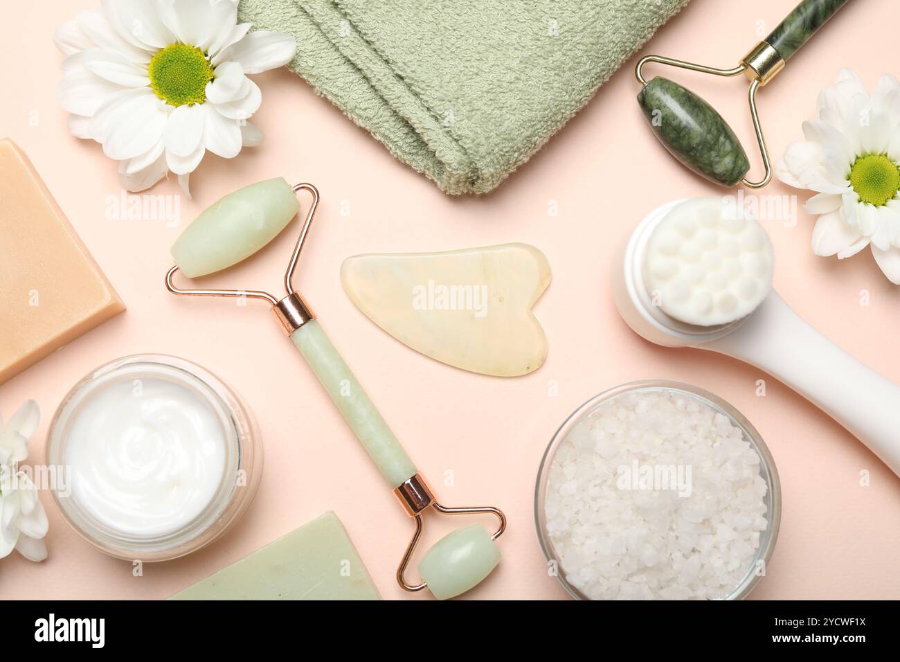 Beautiful composition gua sha hi-res stock photography and images - Alamy