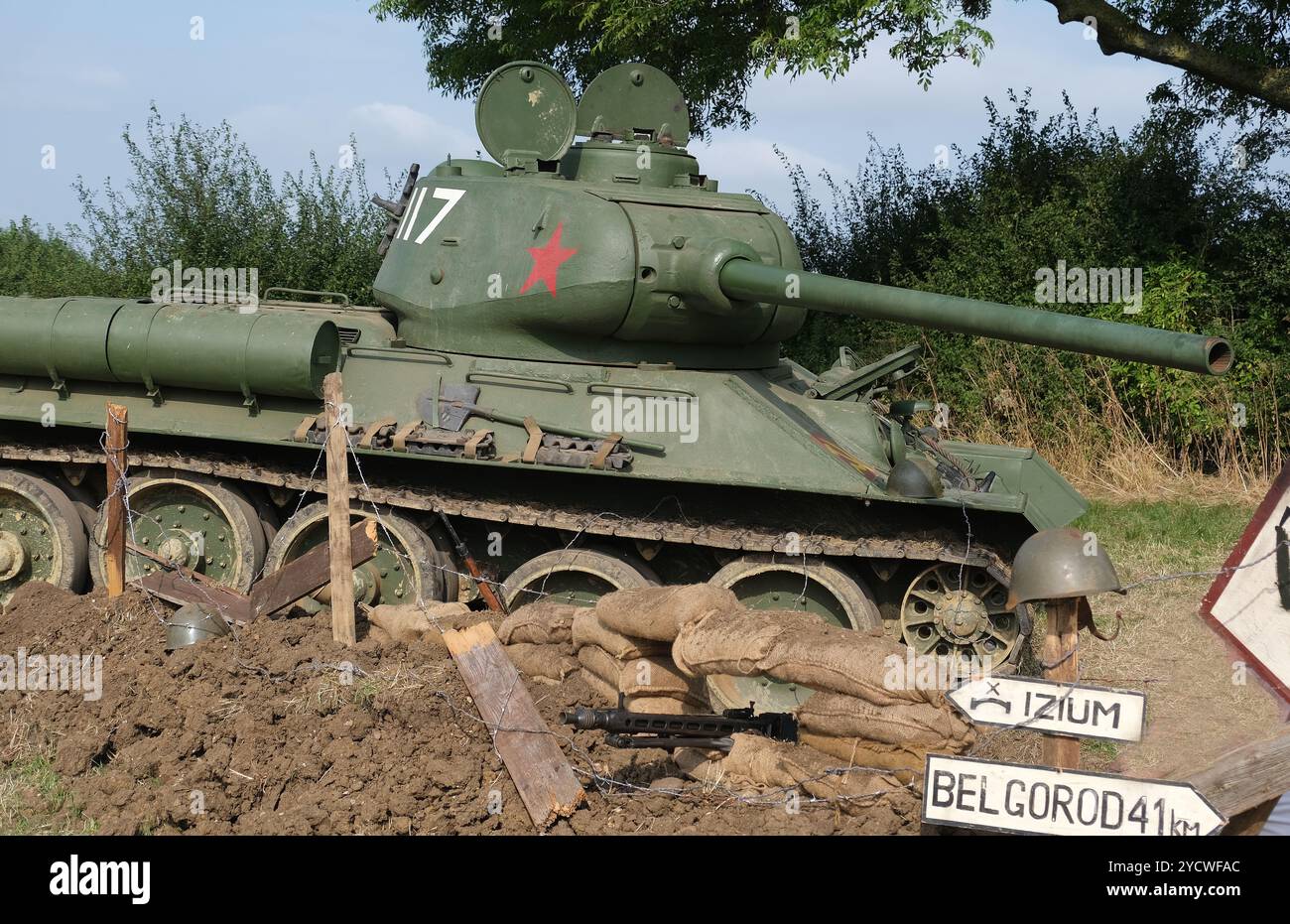 The T-34 is a Soviet medium tank from World War II. When introduced ...