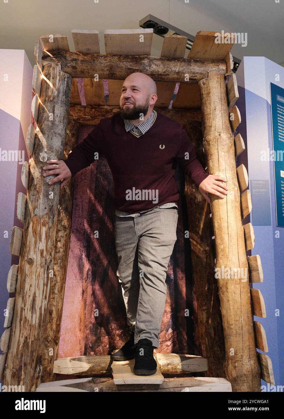 24 October 2024, Saxony, Chemnitz: Christian Landrock, curator at the ...